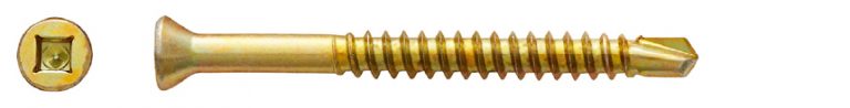 Trim Head Square Drive Self Drilling Screws | Tri-Fixx